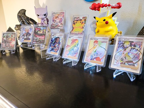 Display Stands Coins Psa Trading Card Stand Small 20pcs Cards Holder ...