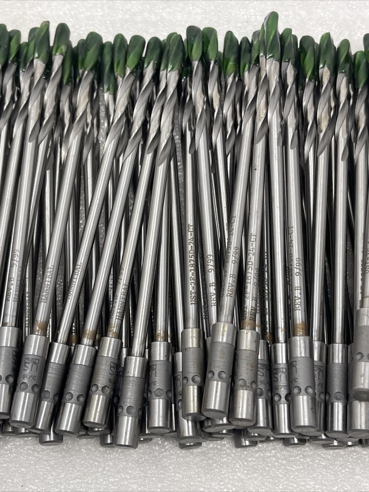 Lot Of (120) Boeing Quick Chuck Aircraft Drill Bits, Carbide Tipped, 3/ ...
