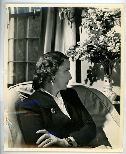 US Navy Photograph Mrs. James Forrestal Wife of Secretary of Navy ...