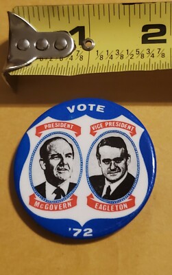 McGovern Eagleton Campaign Button From 1972 | eBay