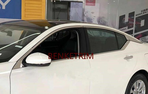 FOR Nissan Altima 2019-2021 Chrome Stainless Bottom Window Sill Frame ...
