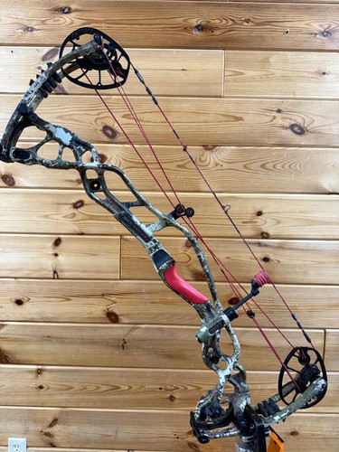 NICE Hoyt RX-1 compound Bow Sitka Camo Hunting CARBON RH Red Kit 60lb ...