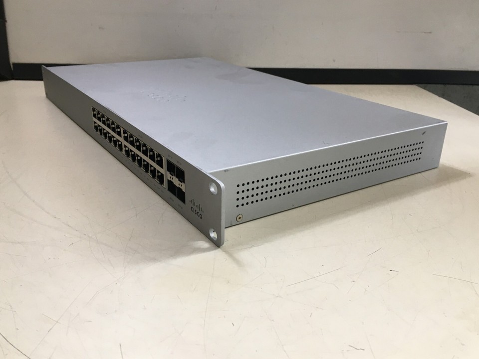UNCLAIMED CISCO MERAKI MS120-24P-HW 24-PORT GIGABIT CLOUD MANAGED PoE ...