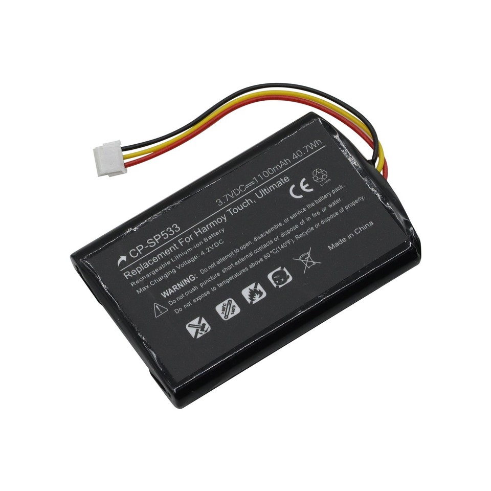 533-000083 Battery for Logitech Harmony Ultimate One N-R0007 Remote ...