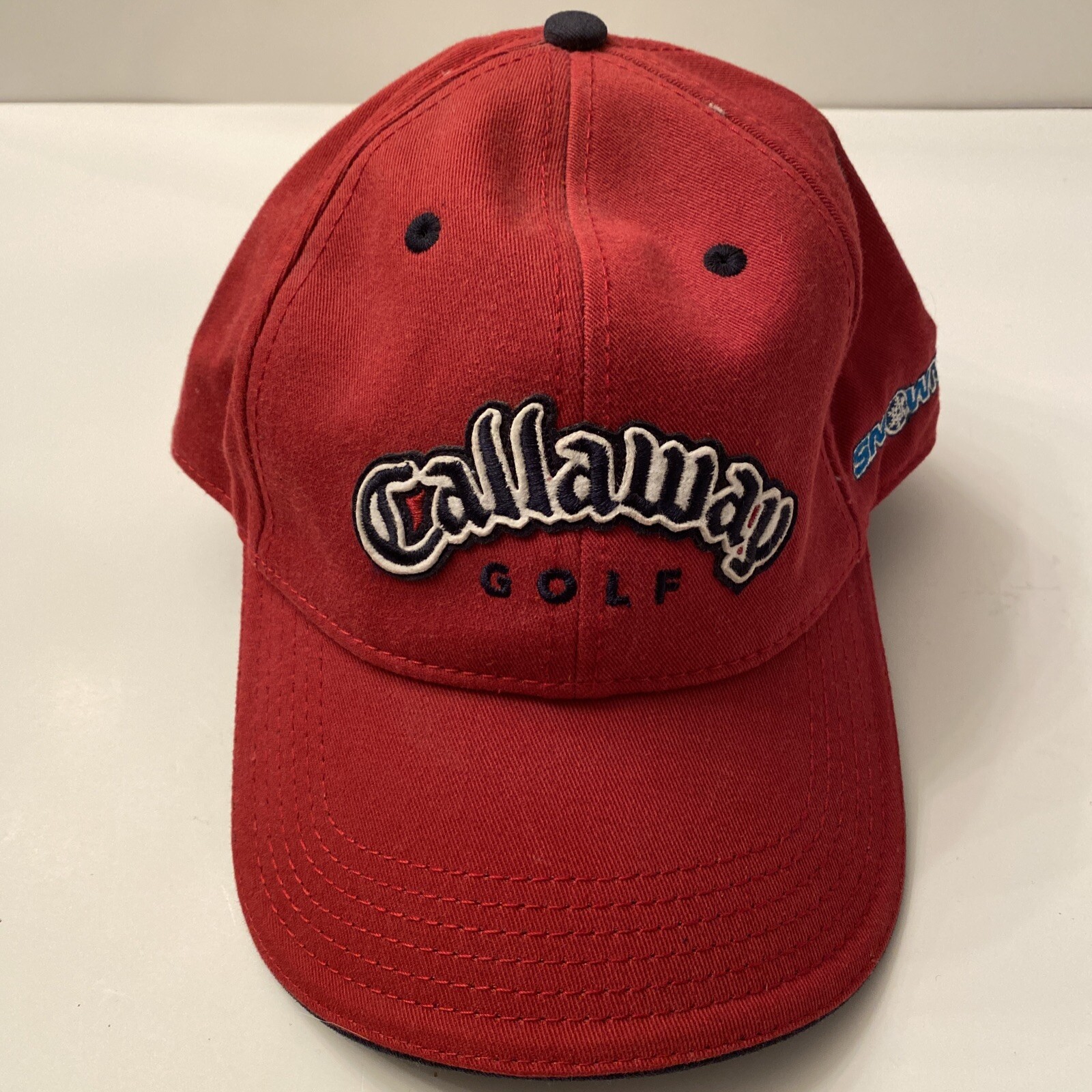 Callaway golf hat Red With Navy & White In Accents | eBay