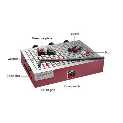 CNC Super Powerful Permanent Magnet Chuck Machining Magnetic Table 150 ...