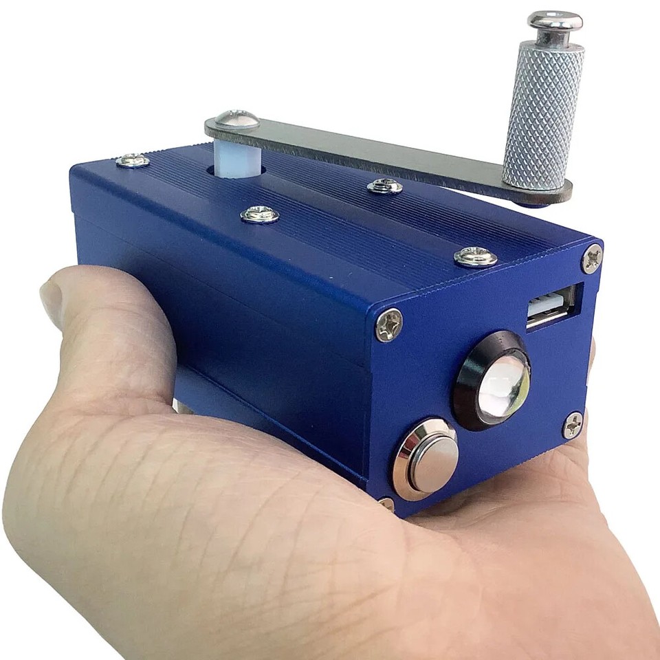 Portable 3W Dynamo Emergency Survival Hand Crank Charge Generator for ...