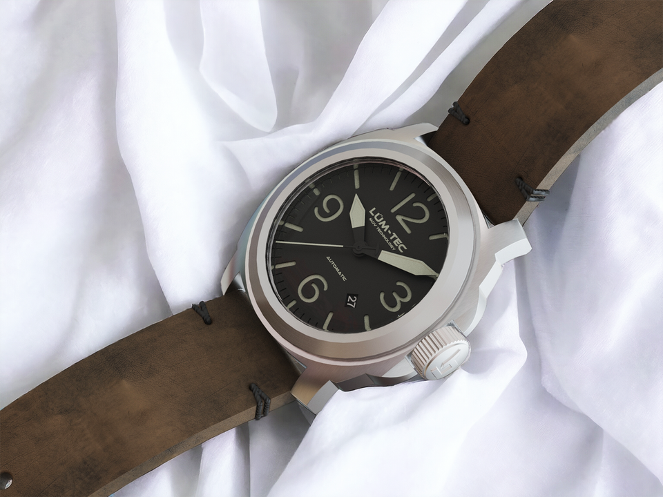 Lum-Tec Mens Watch M93 Automatic Swiss 28,800BPH With Hacking and Hand ...