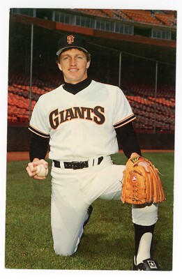 Postcard Mark Calvert San Francisco Giants California Major League ...