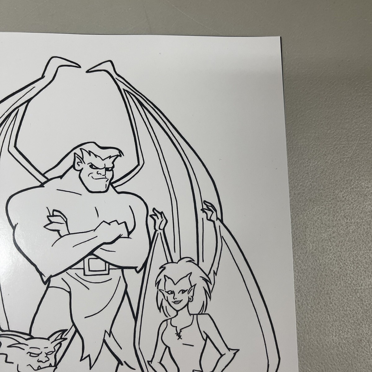 Gargoyles Coloring Pages