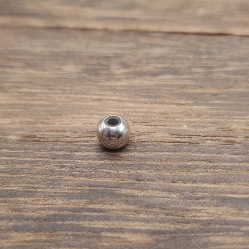 Silver tone spacer charm simplistic classic‎ staple piece for charm ...