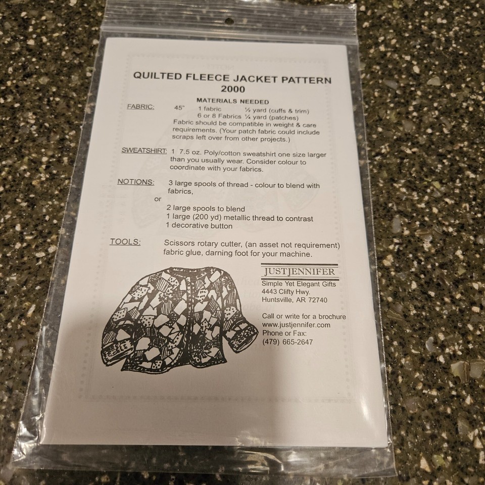 Quilted Fleece Jacket from a Sweatshirt by Just Jennifer | eBay