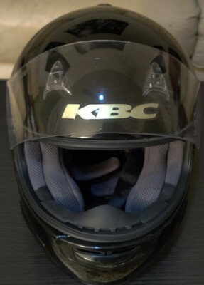 KBC TK-8 Snell DOT Motorcycle Helmet Black Size Small | eBay