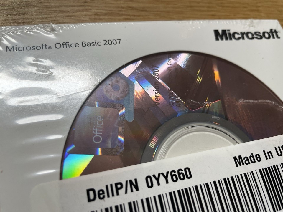 Microsoft Office Basic 2007 Full Version Dell 0YY660 W/ Product Key | eBay