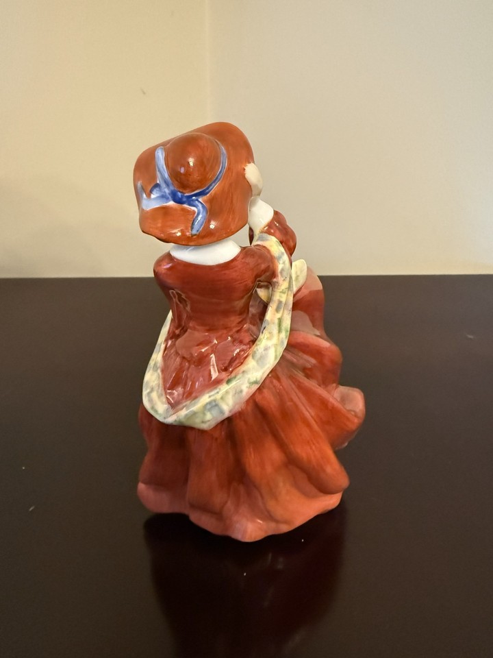 A Royal Doulton & Co fine bone china figure female lady period figure ...