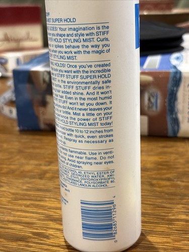 Stiff Stuff STYLING MIST Super Hold Vintage 1992 12 floz/350 mL New | eBay