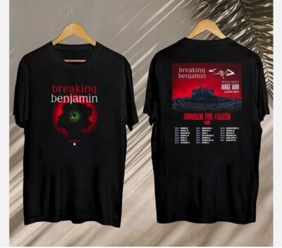 Breaking Benjamin 2025 Tour Shirt, Breaking Benjamin Awaken The Fallen ...