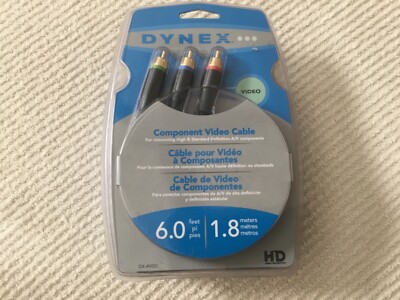 Dynex 6' Component RGB HDTV Video Cable DX-AV021 New | eBay