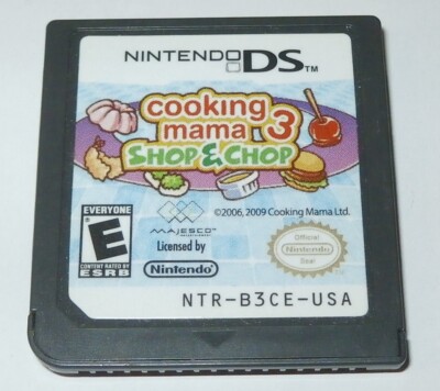 Cooking Mama 3 Shop & Chop | Nintendo DS Lite & 3DS | Game Only | OEM ...