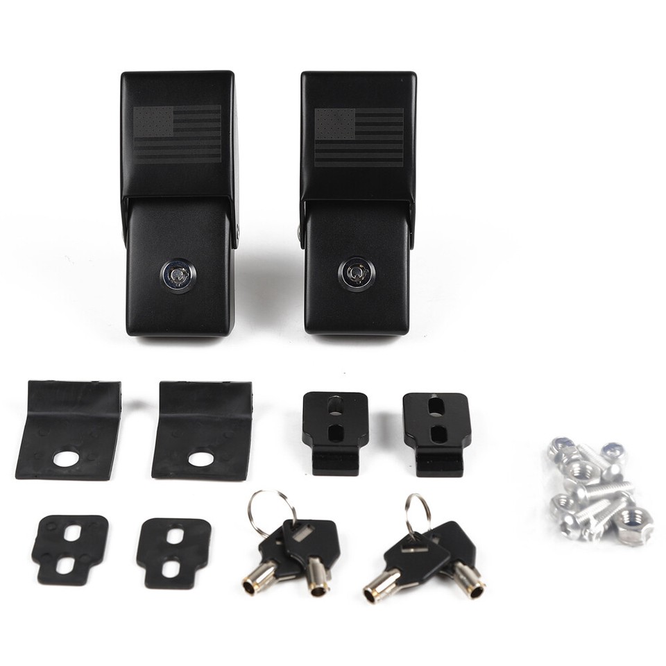 Hood Lock Bonnet Locking Catch Latch Buckle Kit For Jeep Wrangler 07-18 ...