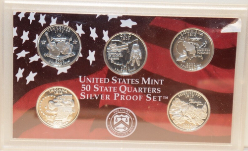 2002 S United States Mint 50 State Quarters Silver Proof Set | eBay