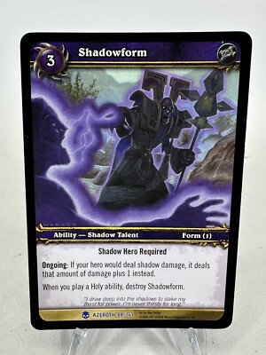 World of Warcraft WoW TCG Heroes of Azeroth Shadowform | eBay