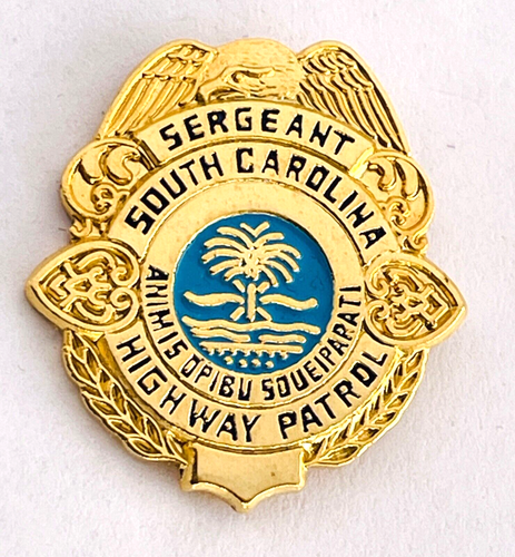 SOUTH CAROLINA - US STATE POLICE FORCE BADGE - MINIATURE REPRODUCTION ...
