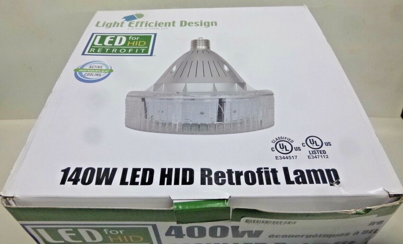 LIGHT EFFICIENT DESIGN LED-8030M40-A LEDRepl Lamp,400W HPS/MH,140W ...