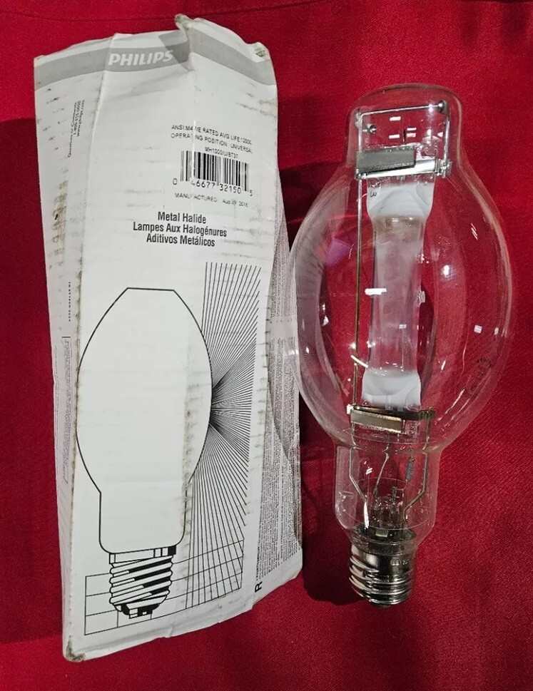 Philips 1000w Clear Bt37 Metal Halide Bulb for sale online | eBay