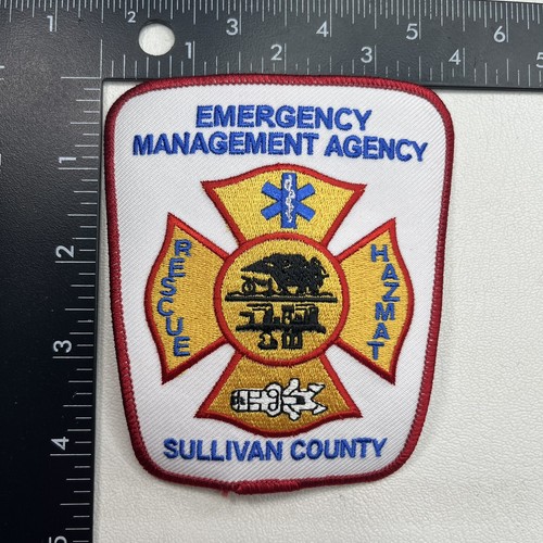 Sullivan County Rescue HAZMAT Emergency Management Agency Patch O29M | eBay
