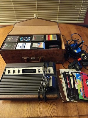 Tele-Games Sears Atari Video Arcade Controllers 40 Games Booklets Mint ...