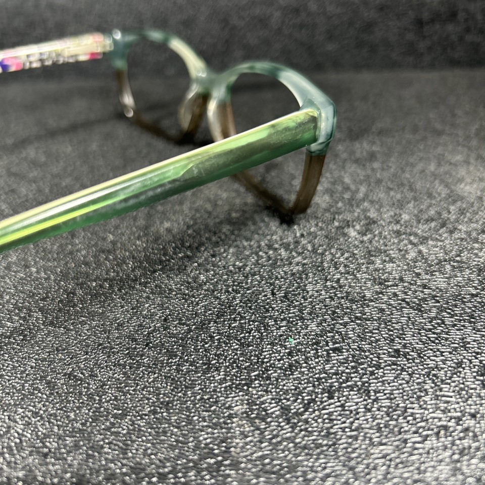 Vera Bradley Women’s Eyeglasses Grace Rio Crystal Brown Green Full Rim ...