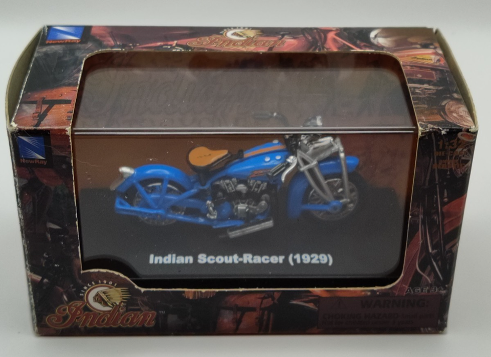 2005 New Ray Toys Indian 1:32 scale motorcycle lot of 6 In box, read ...