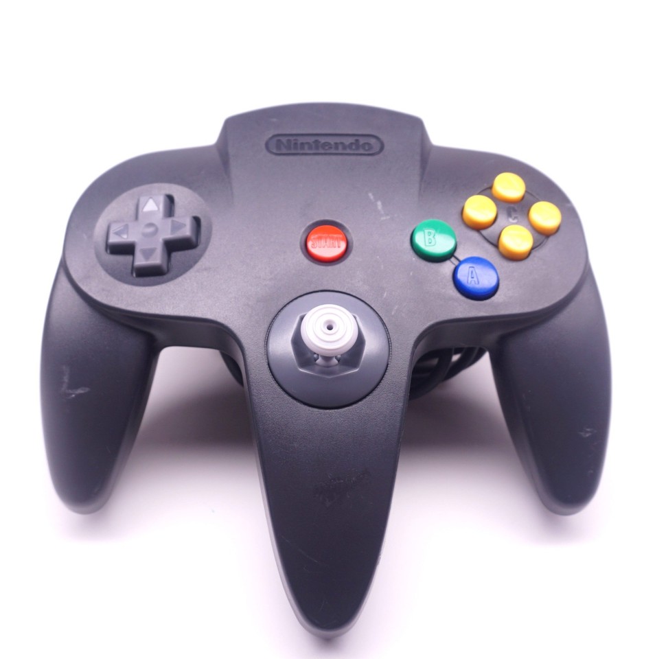 Nintendo 64 Controller OEM N64 NEW Tight Stick Benchmarked Red Blue ...