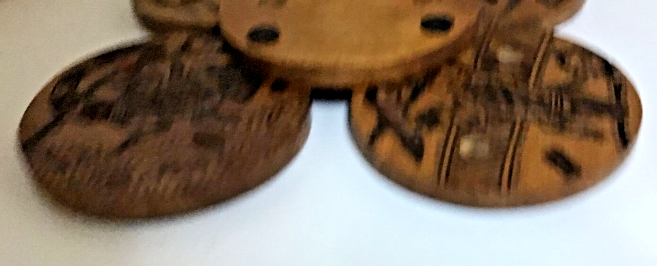 Handcrafted Drink Coaster Set | Wood Burn Art | Pyrography | Reptile ...