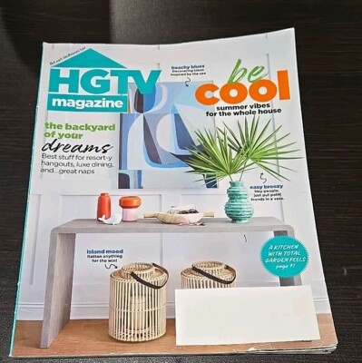 HGTV Magazine July/Aug 2021 Be Cool | eBay