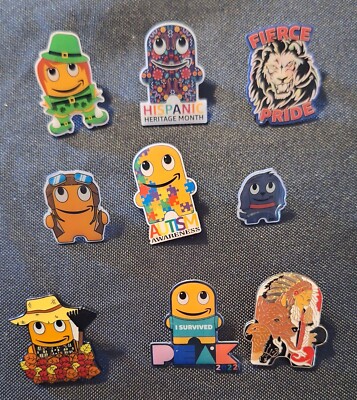 9 new peccy pins for your collection! 1A2 | eBay