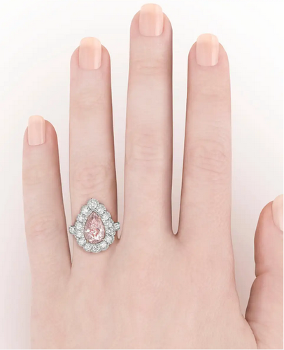 2.58CT Fancy Pink Ruby Lab Created Beautiful In 935 Argentium Silver ...