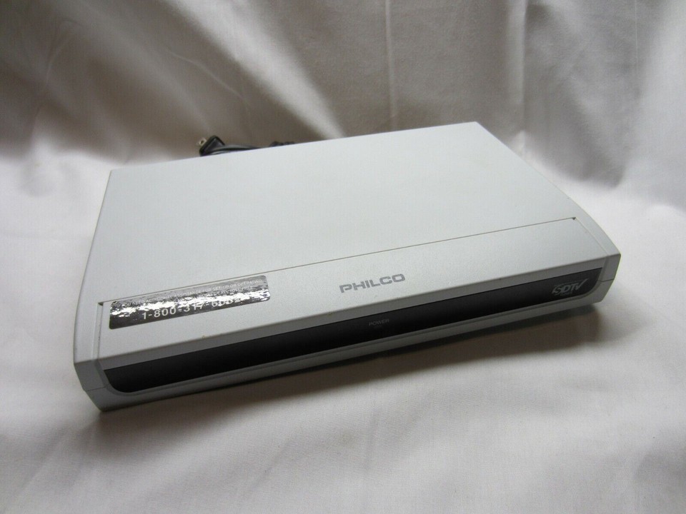 Philco TB100HH9 SDTV DTV TV Converter Box Digital To Analog Tuner NO ...