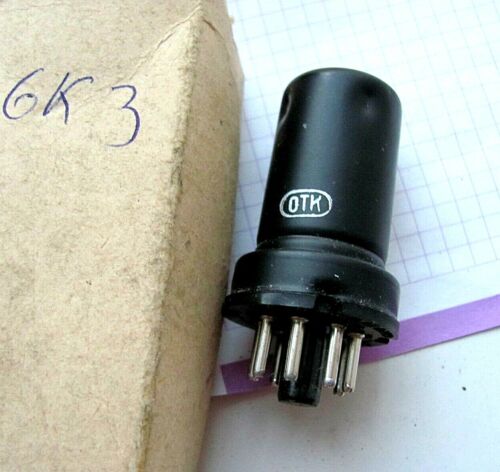 6K3 / 6к3 Vintage Soviet ussr Military a-g 6SK7 Pentode TUBE NEW 10pcs ...