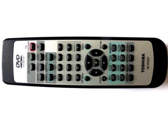 Genuine Toshiba DVD Remote Control Se-r0037 for Sd2050 for sale online ...