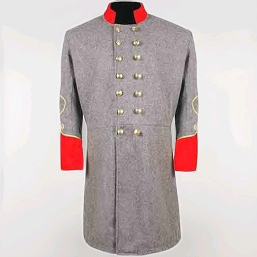 Civil war confederate General Double Breasted Cavalry General's Frock ...