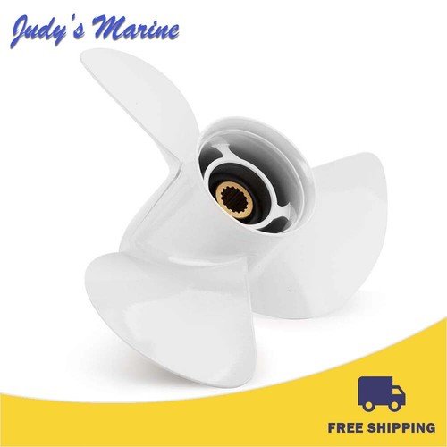 Aluminum 14 x 11 Outboard Propeller fit Yamaha 60-115 HP 15 Spline ...