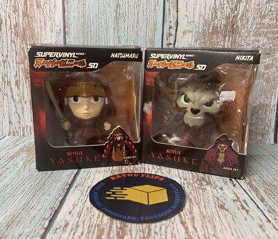 Super7 - Netflix Yasuke 3" SD Vinyl Figures Wave 1 - Nikita & Natsumaru ...
