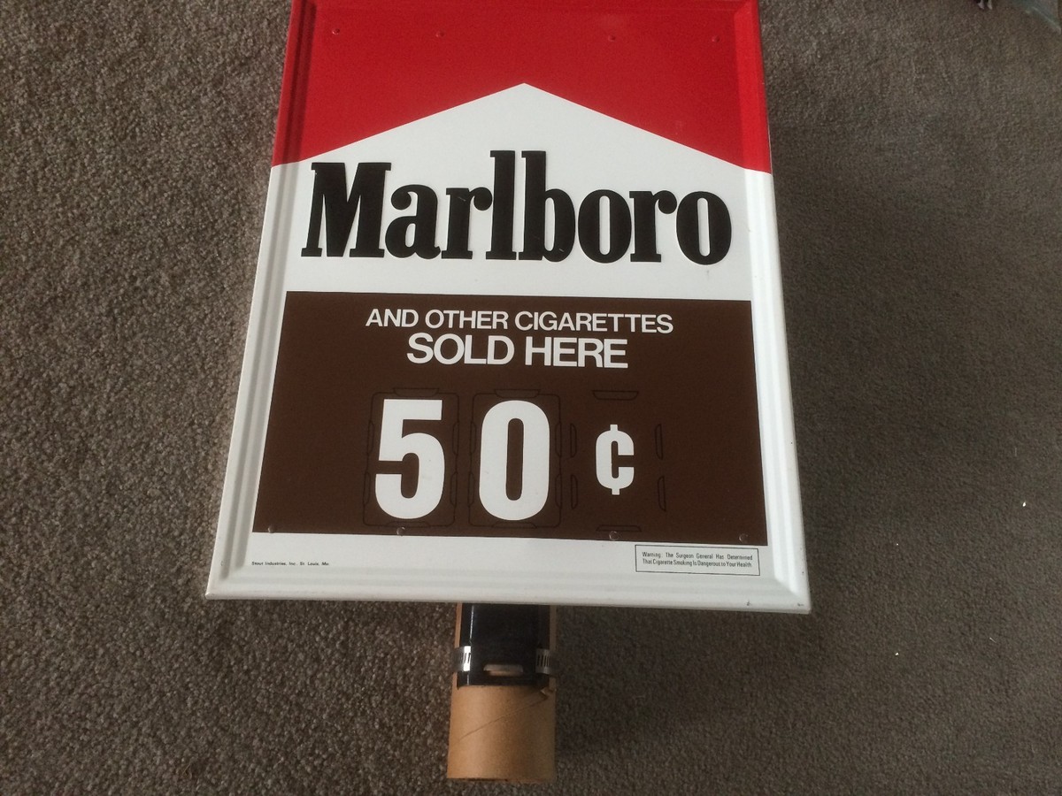 Marlboro Tin Signs Marlboro Tin In Collectible Tobacco Signs | EBay