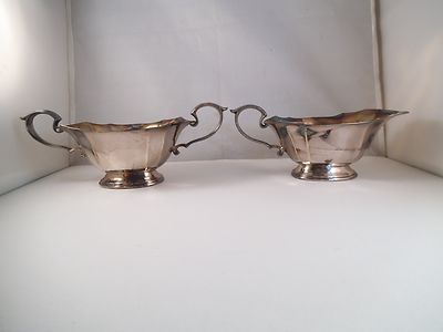 Vintage EPNS Poole Silver Co Silverplate Sugar Bowl & Creamer | eBay