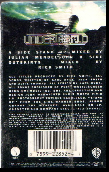 UNDERWORLD STAND UP VINTAGE CASSETTE SINGLE SEALED | eBay