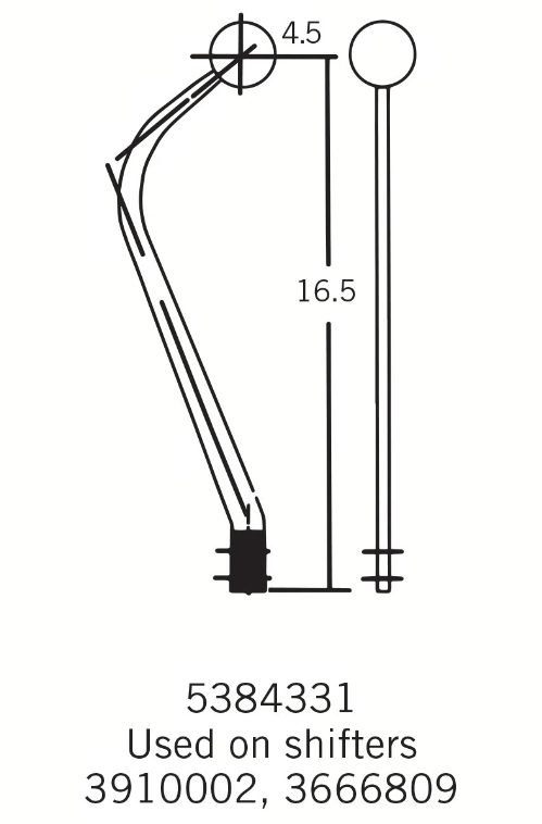 Hurst Mastershift 3-Speed Manual Shifter For Chevy Ford GMC Trucks/SUV ...
