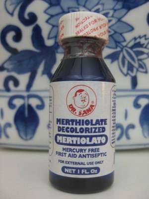 MERTHIOLATE MERTIOLATO DECOLORIZED DR SANA prevent infection minor cuts ...