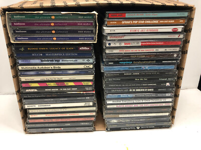 41 Used CDs Complete W/cases Bulk Music Old Rock CDs CD Lot Wholesale ...